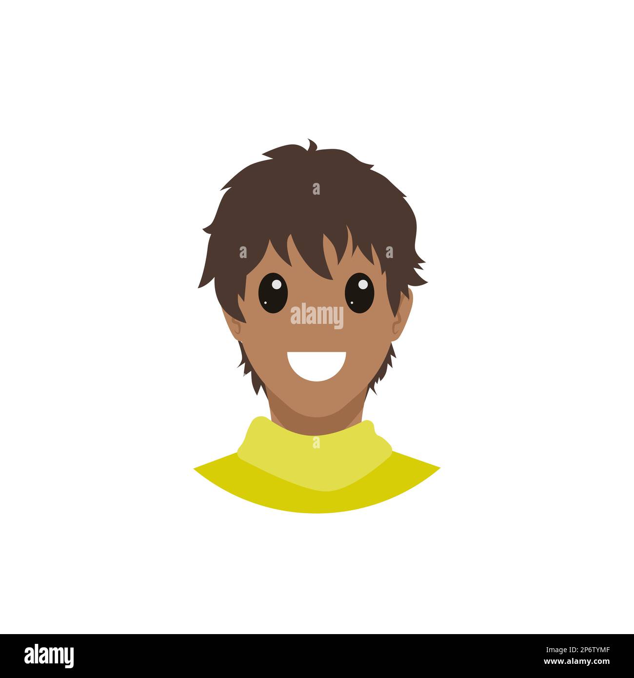 Happy smiling man face. Tan skin portrait of a young guy on blank ...