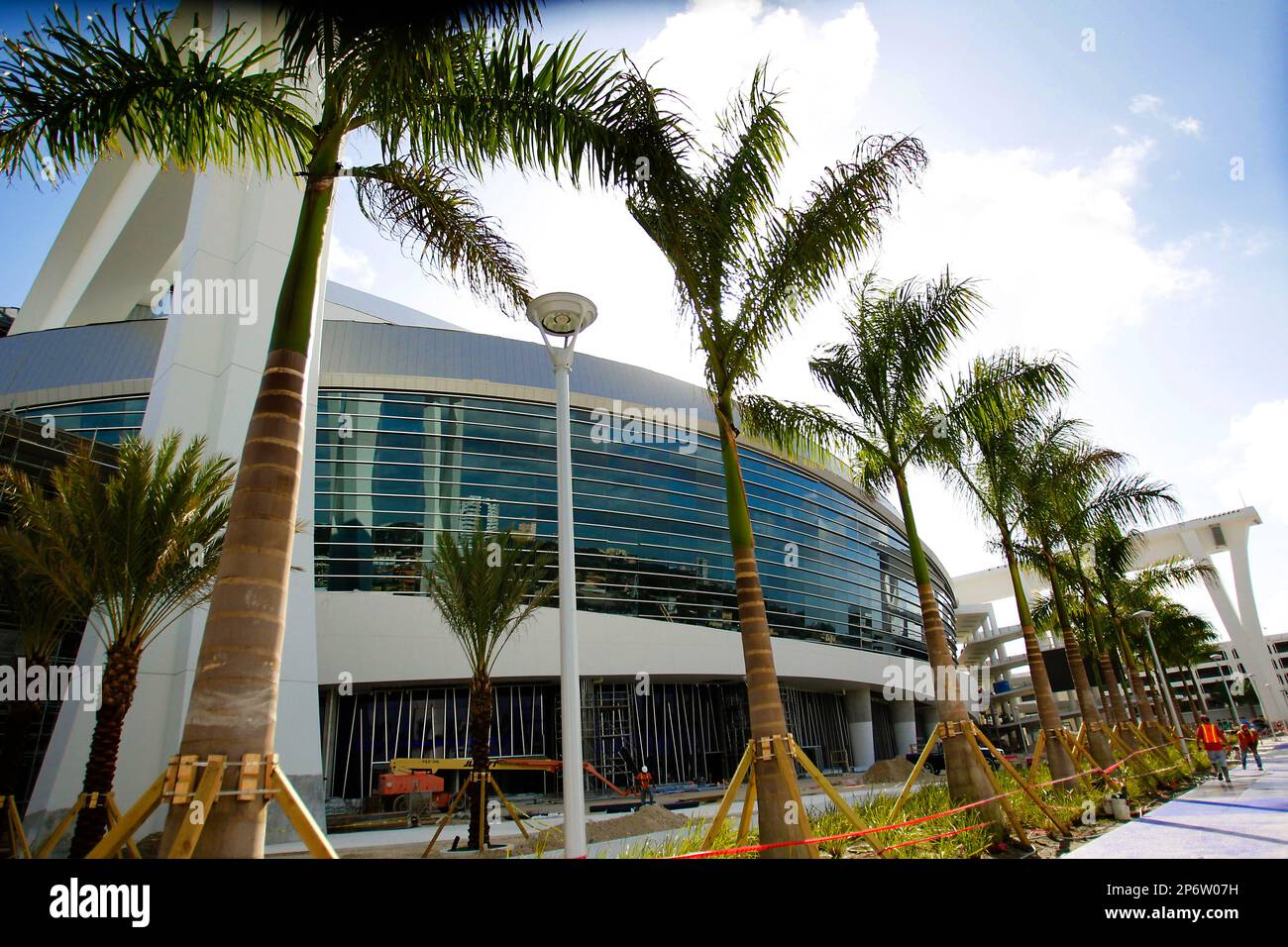 Miami Marlins new ballpark as of December 10,2011 in Miami Florida.( AP ...