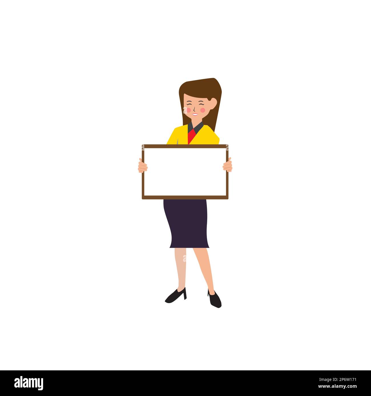 Woman blackboard ideas Stock Vector Images - Alamy