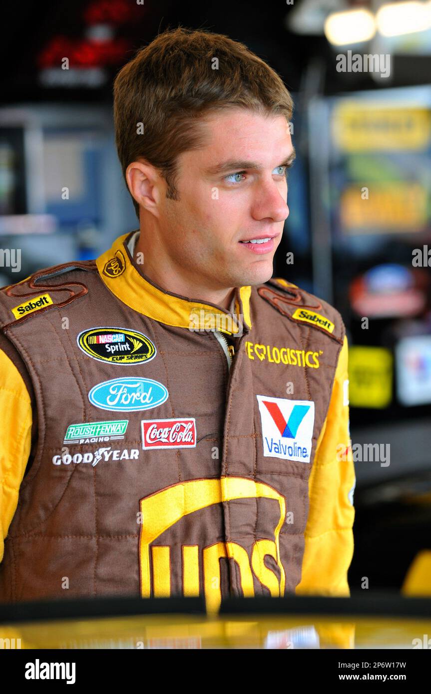 David Ragan during practice for the Geico 400 on September 16, 2011 at ...