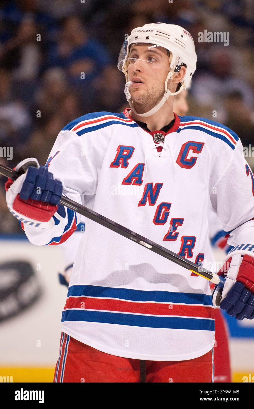Ryan Callahan (24) of the New York Rangers during the NHL regular ...