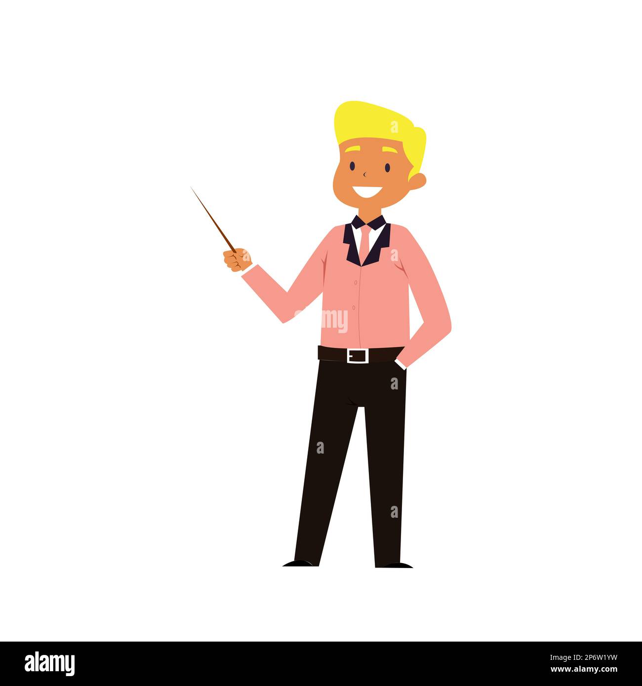 Teacher Holding Pointer Presenting New Ideas To Students. Researcher ... Teacher Holding Pointer Presenting New Ideas To Students. Researcher ...