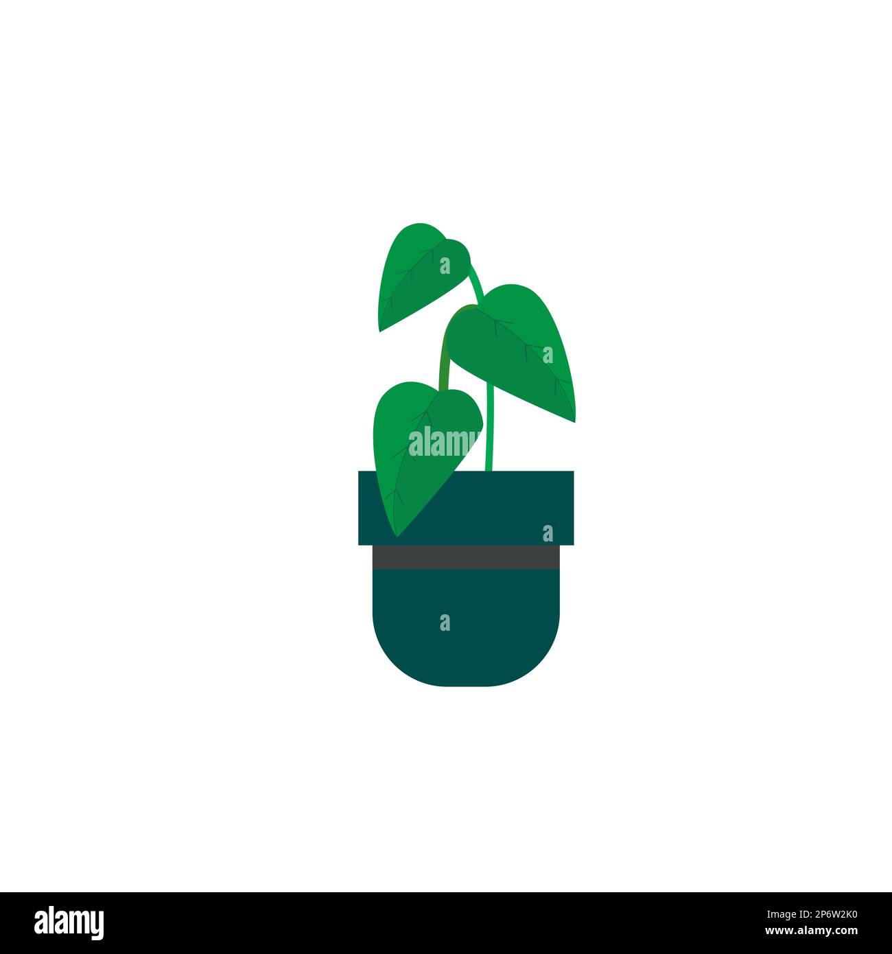Vector color illustration with naturel plant. Single object without ...