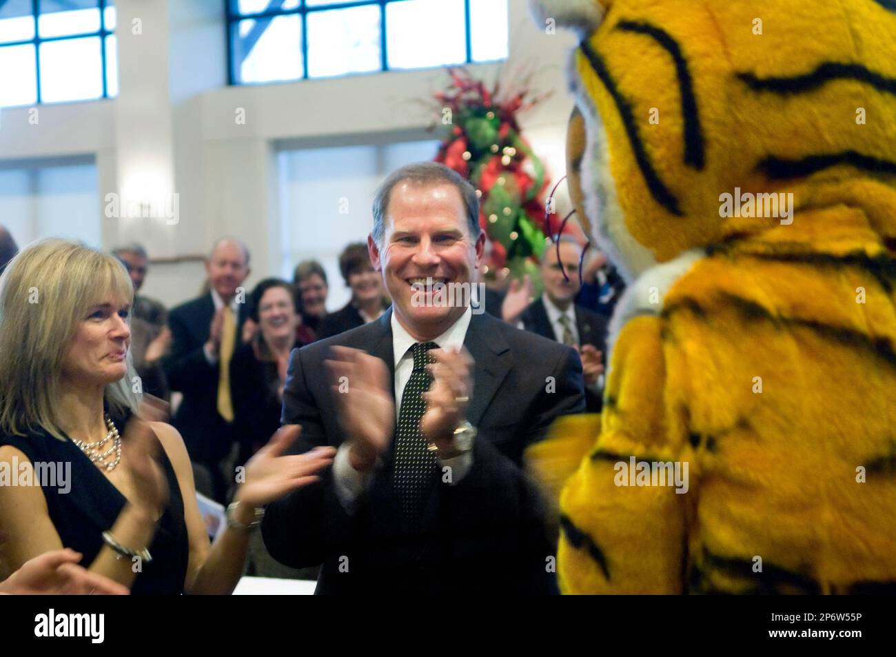 New University of Missouri System President Timothy Wolfe and his wife ...