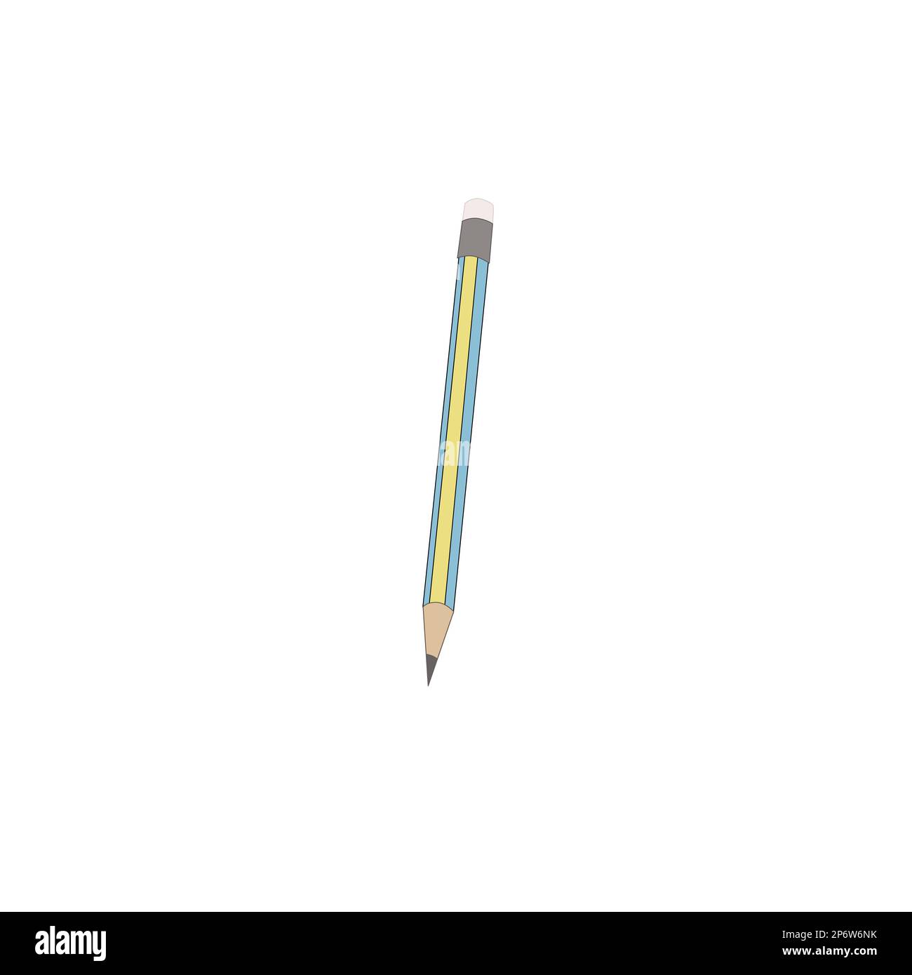 Vector illustration with school and office supplise laing on desk ...