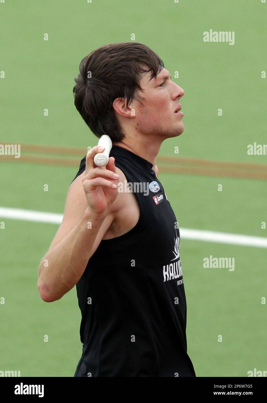 New Zealand's Simon Child despairs after losing to the Netherlands in a ...