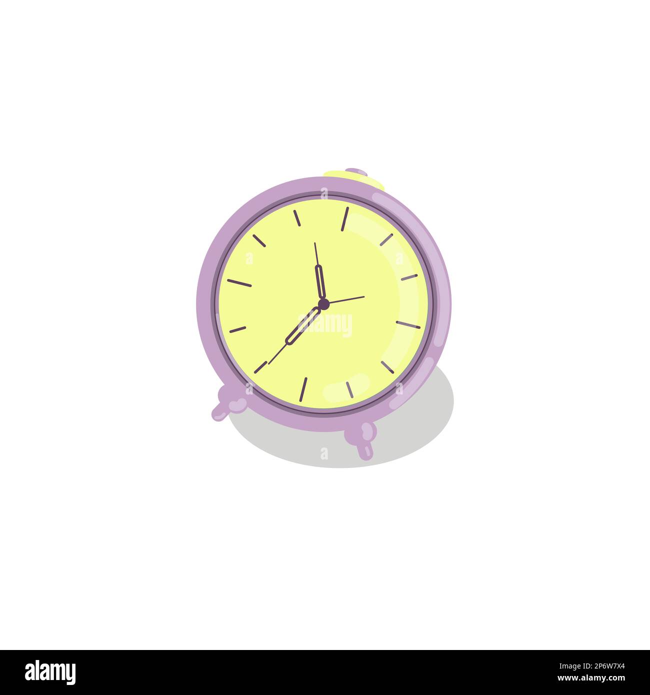 Vector illustration with school and office supplise laing on desk ...