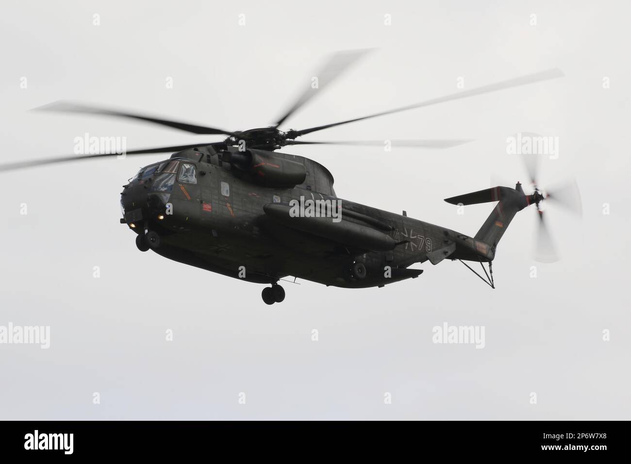 84+79, a Sikorsky CH-53GS Sea Stallion heavy-lift helicopter operated ...