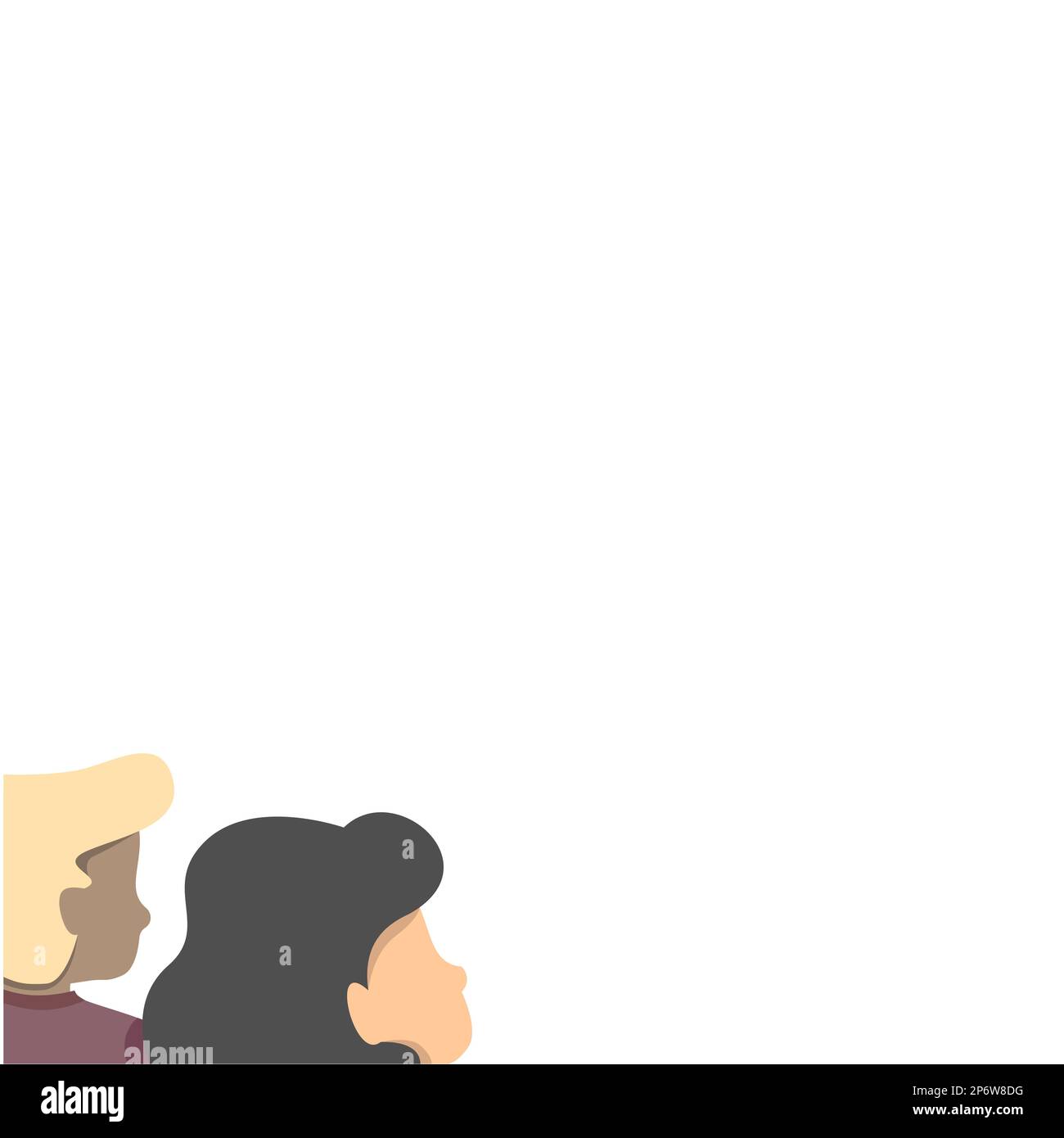 People talking about important things. Colleagues discussing agenda and ...