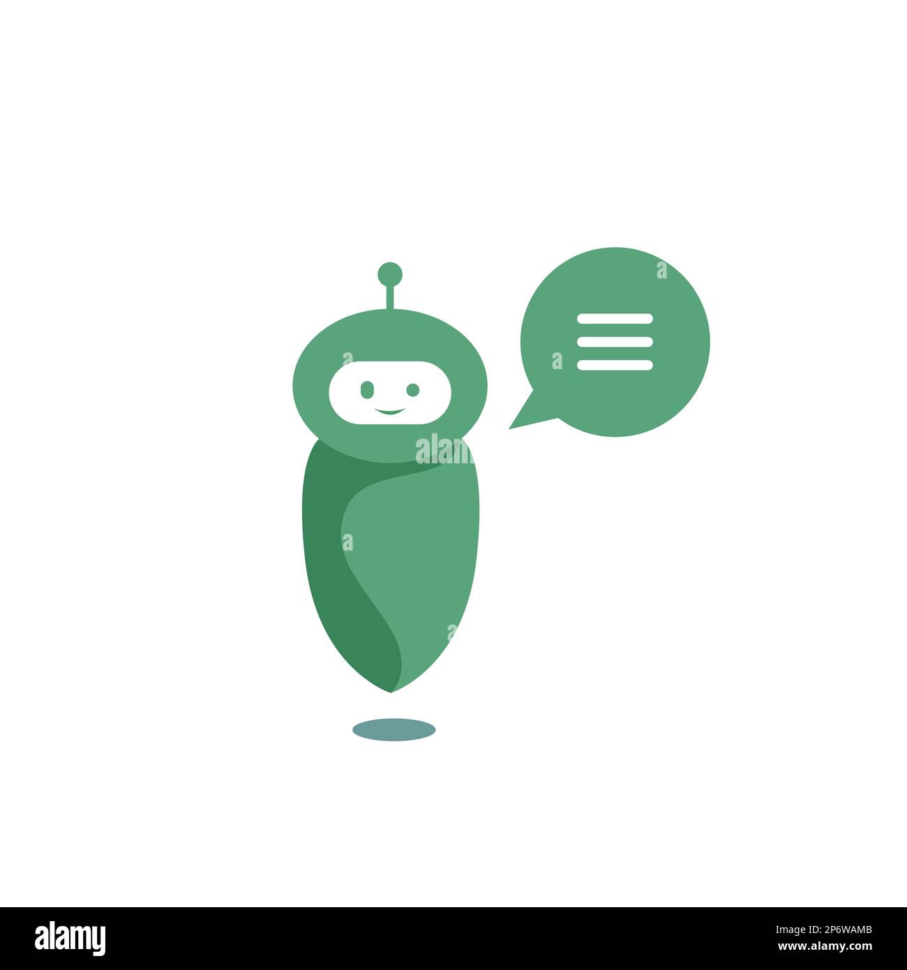 Single vector main object without background. Head with mechanic brain ...