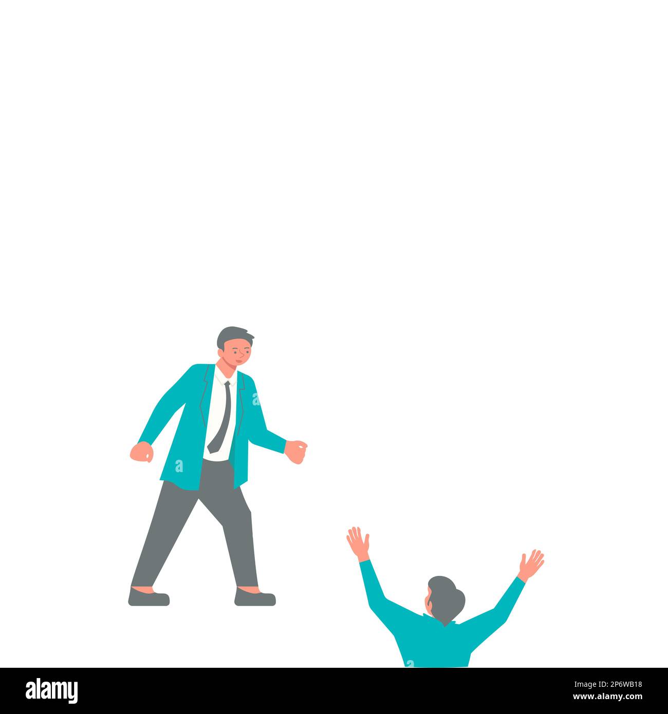 People talking about important things. Colleagues discussing agenda and ...