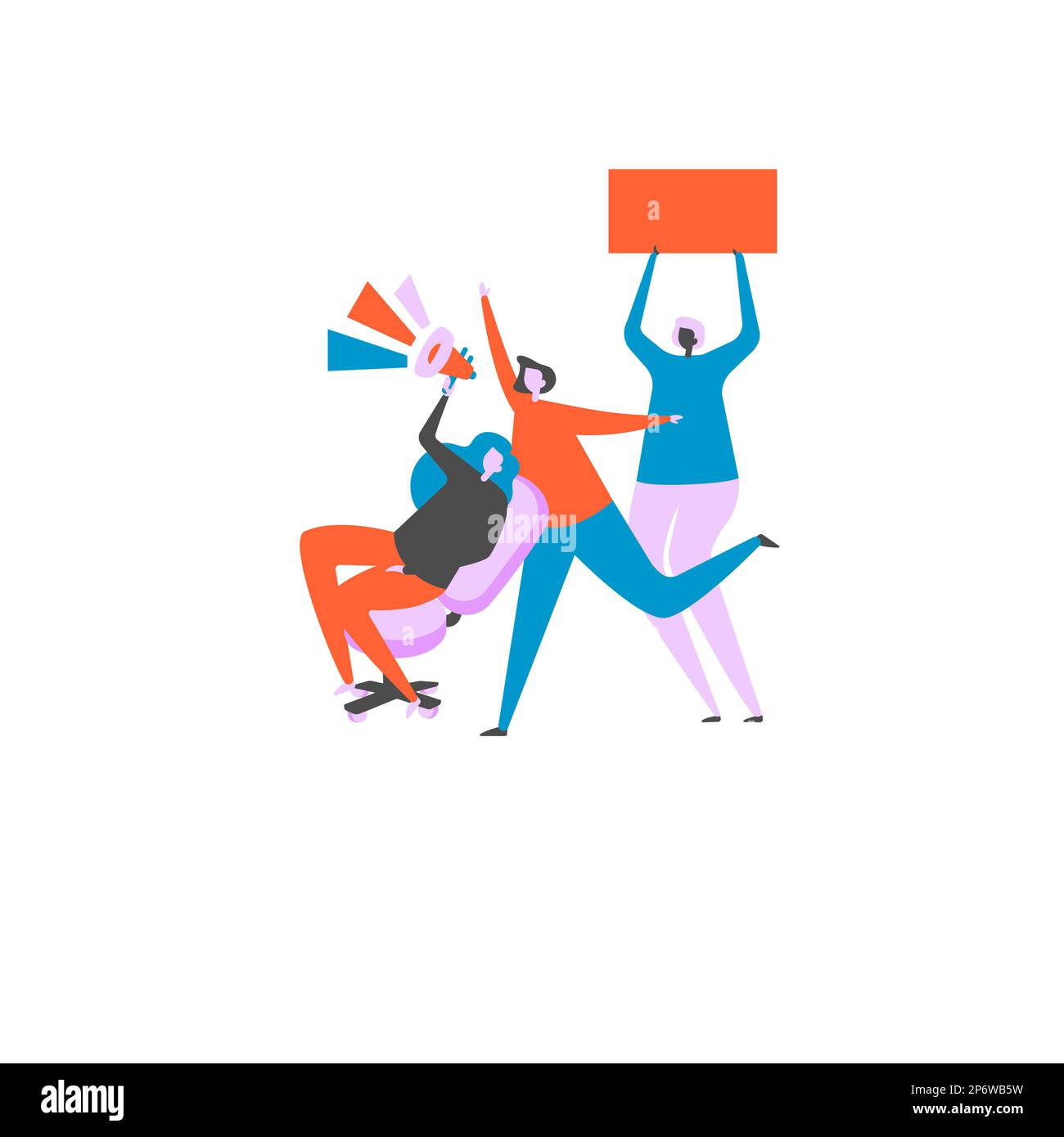 People talking about important things. Colleagues discussing agenda and ...