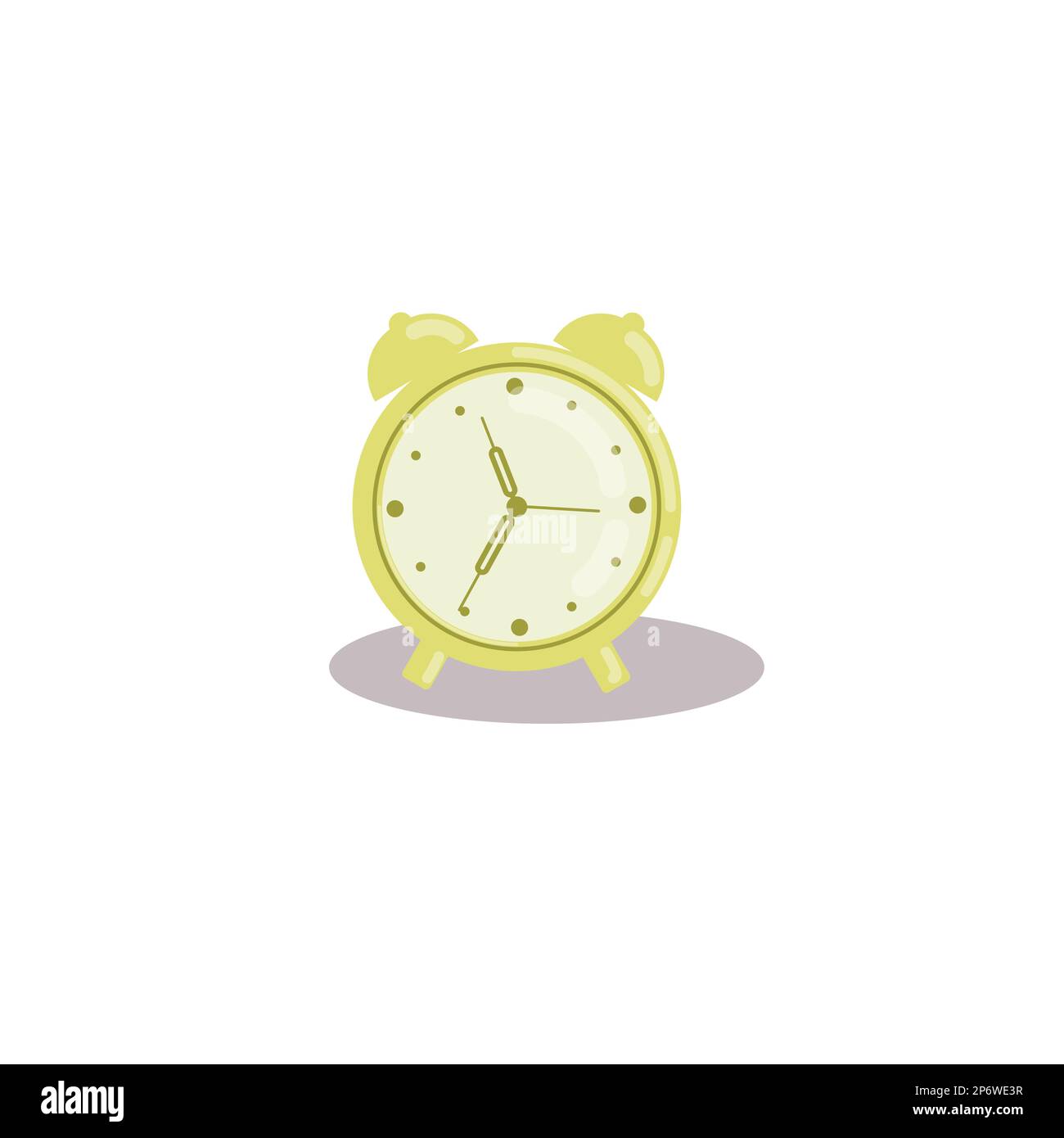 Vector illustration with school and office supplise laing on desk ...
