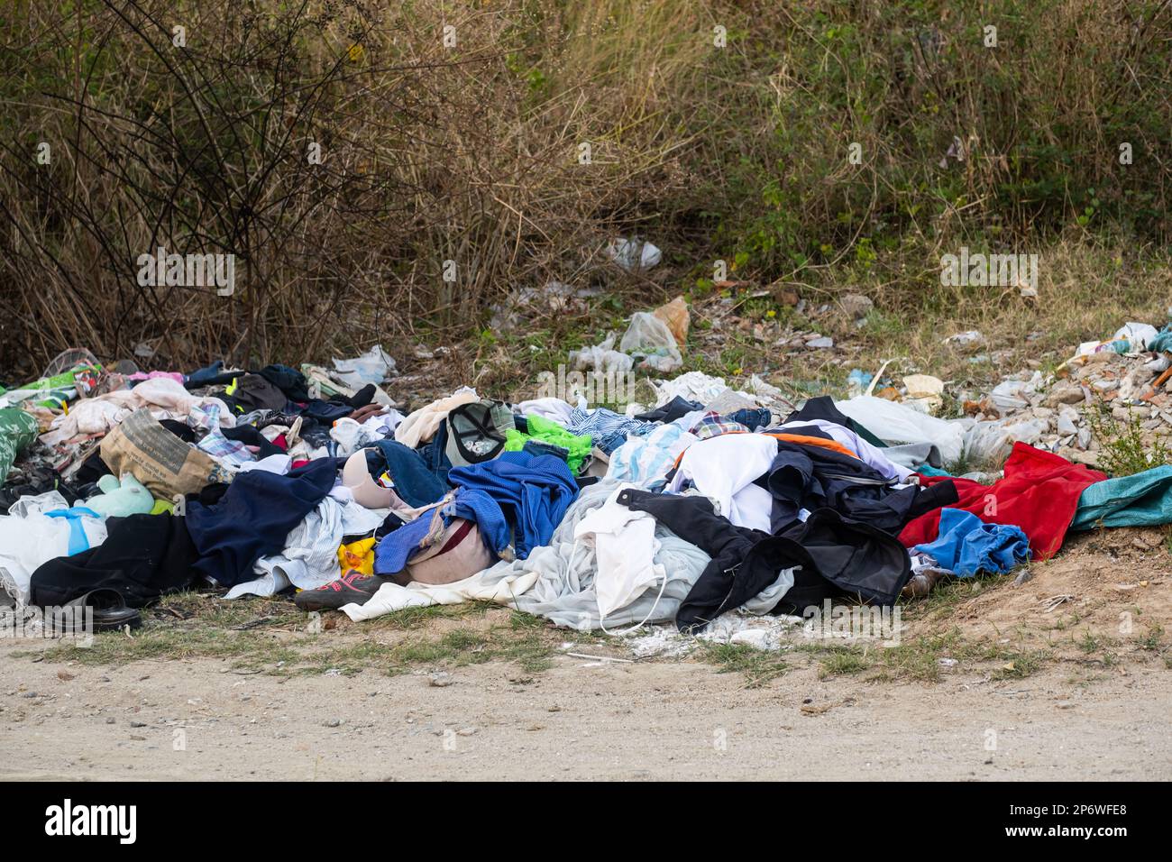 Plastic waste land contamination pollution hi-res stock photography and ...