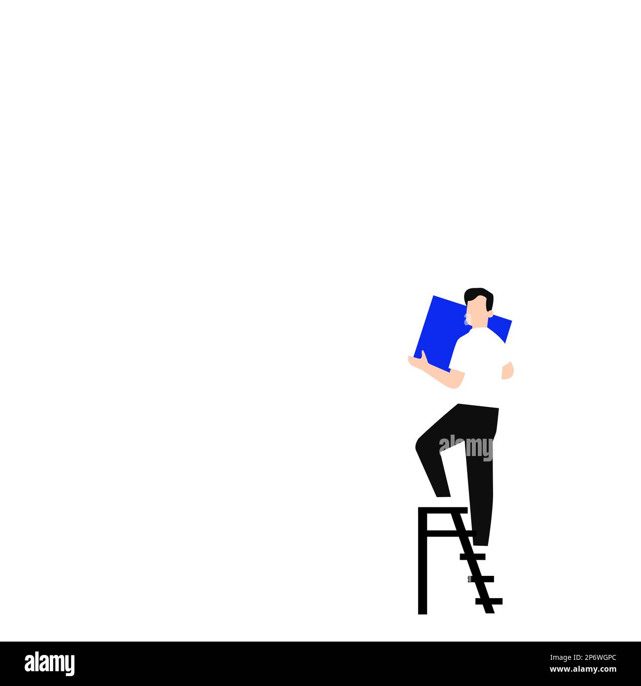 Stable ladder Stock Vector Images - Alamy