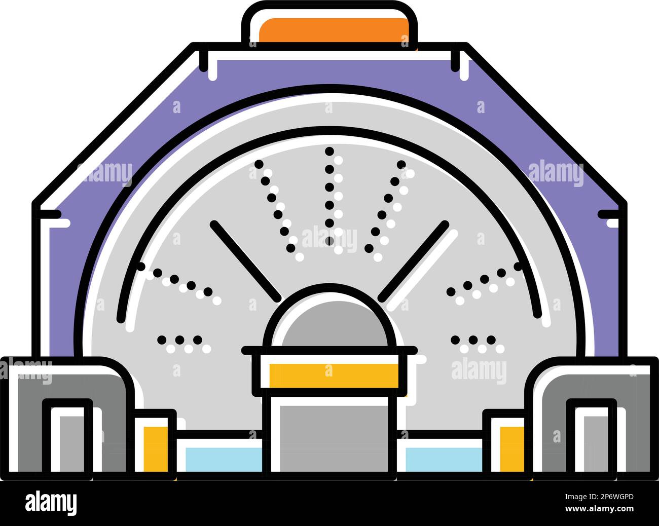 concentrator steel production color icon vector illustration Stock ...