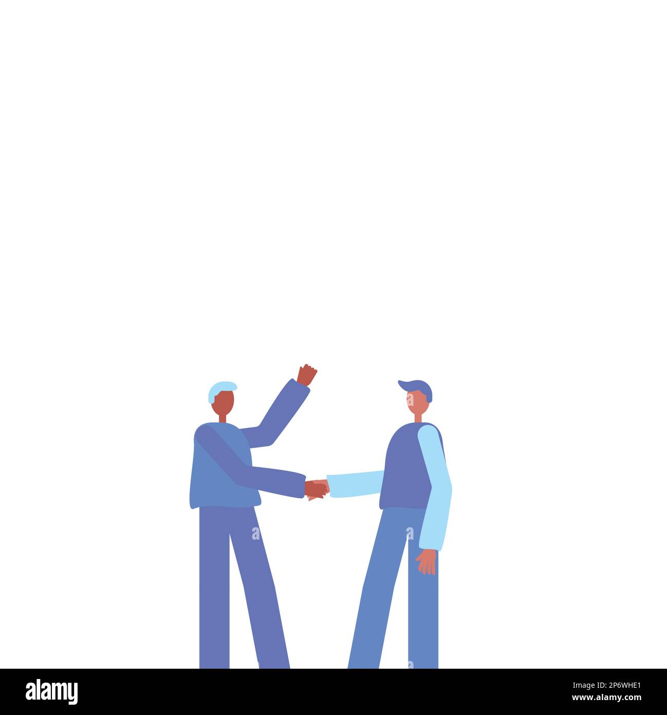 People talking about important things. Colleagues discussing agenda and ...