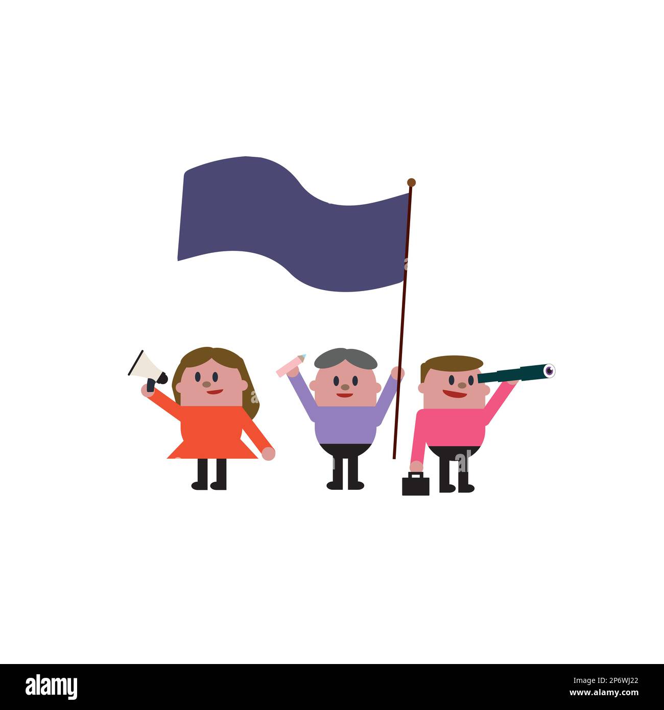 People talking about important things. Colleagues discussing agenda and ...