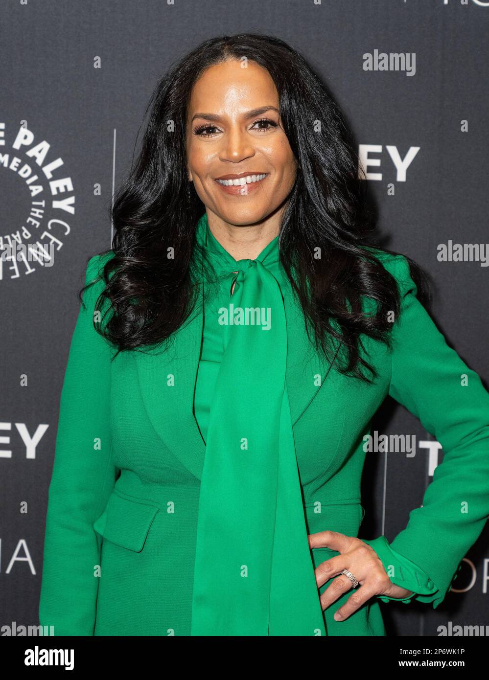 New York on March 7, 2023. Crystal McCrary attends Debra Lee ...