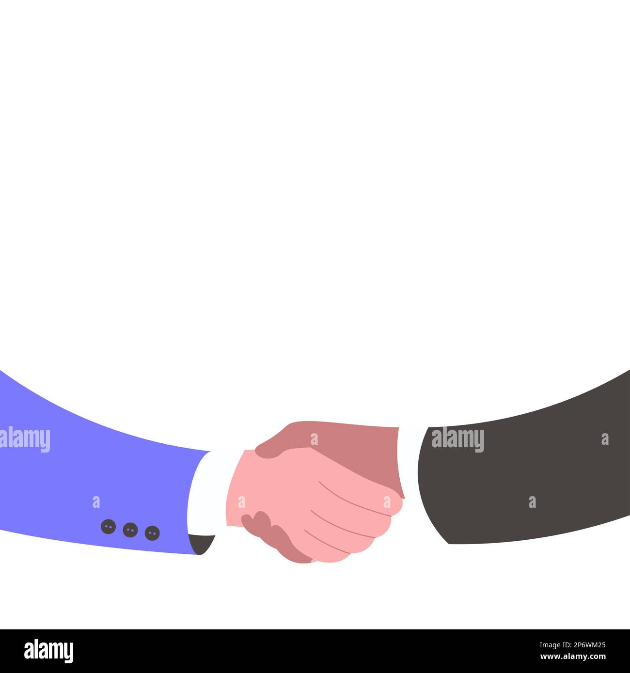 Two Hands holding object. Finger pointing up and down. Handshake. Single main vector ...