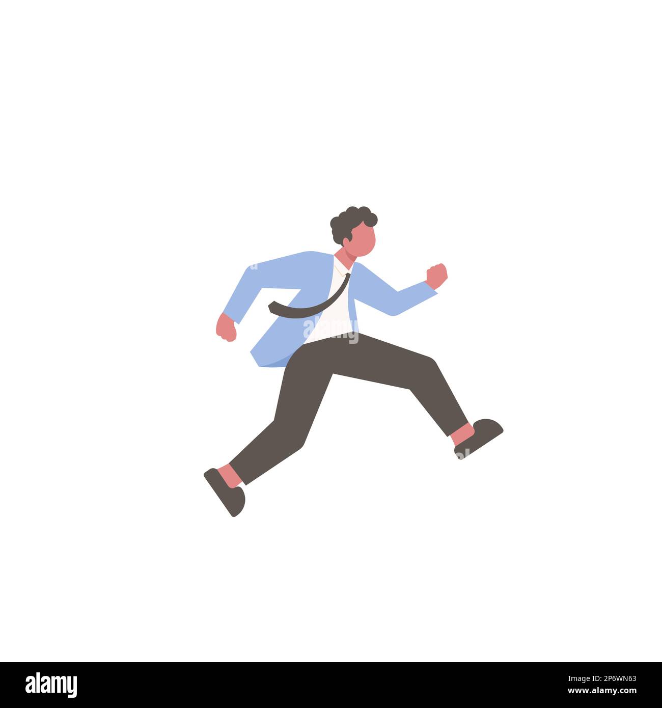 Gentleman In Suit Jumping Towards Finish Line Celebrating Success. Man ...