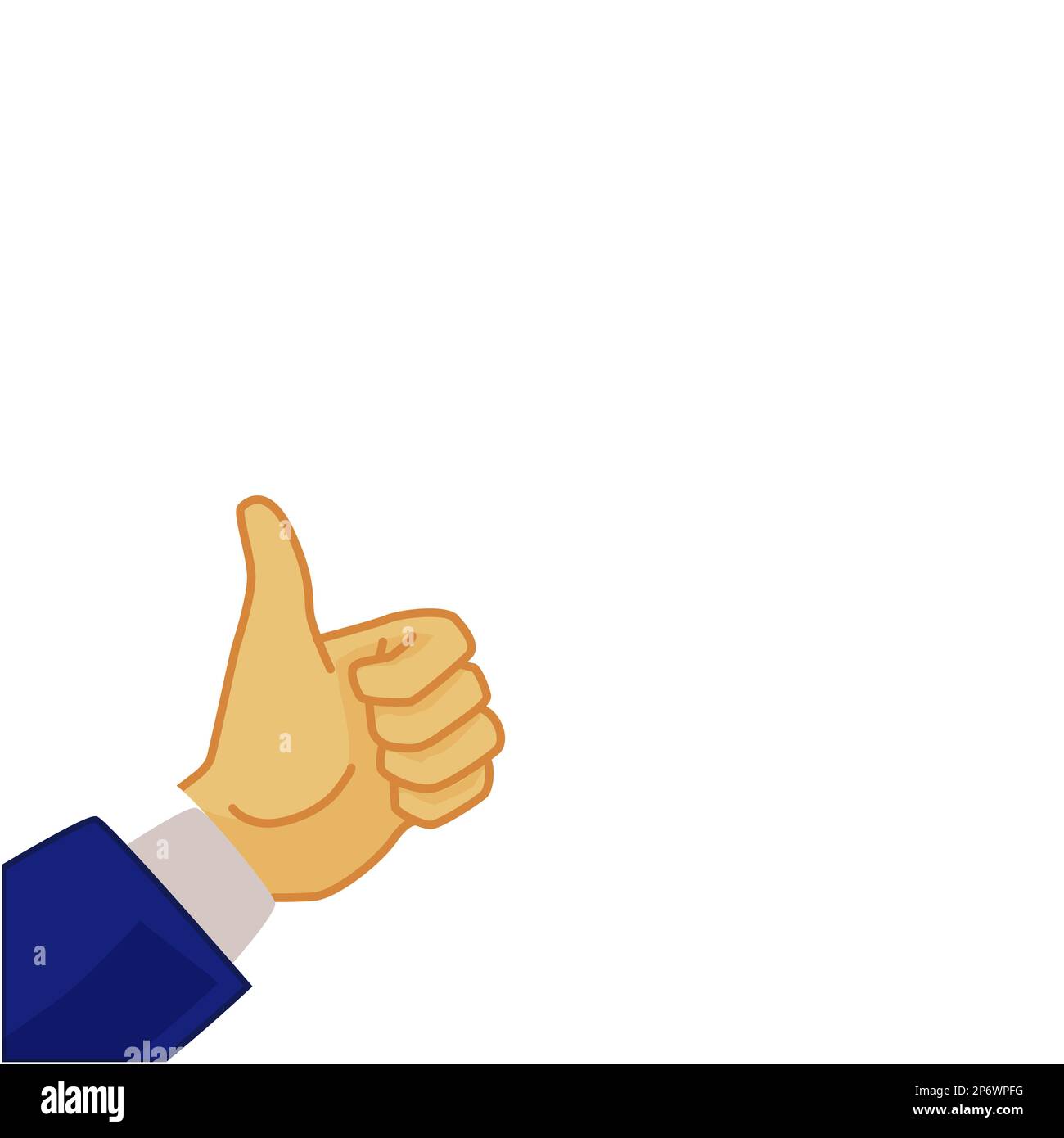 Two Hands holding object. Finger pointing up and down. Handshake. Single main vector ...