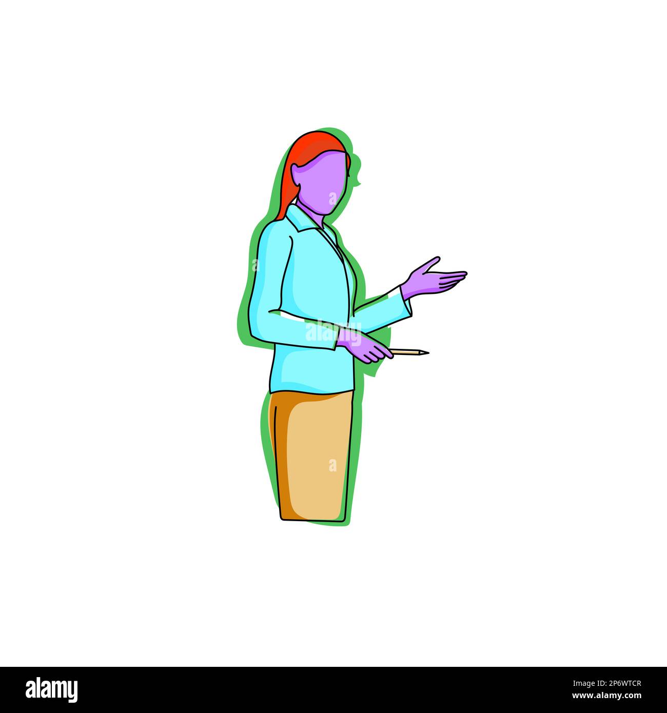 Teacher Holding Pointer Presenting New Ideas To Students. Researcher ... Teacher Holding Pointer Presenting New Ideas To Students. Researcher ...