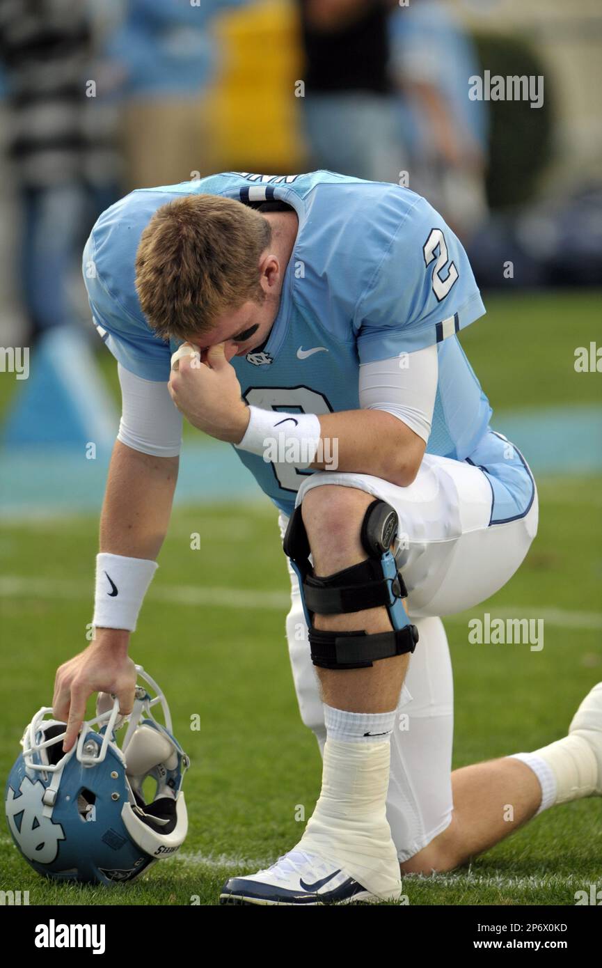 November 26, 2011: Bryn Renner #2 prays before NCAA Football game ...