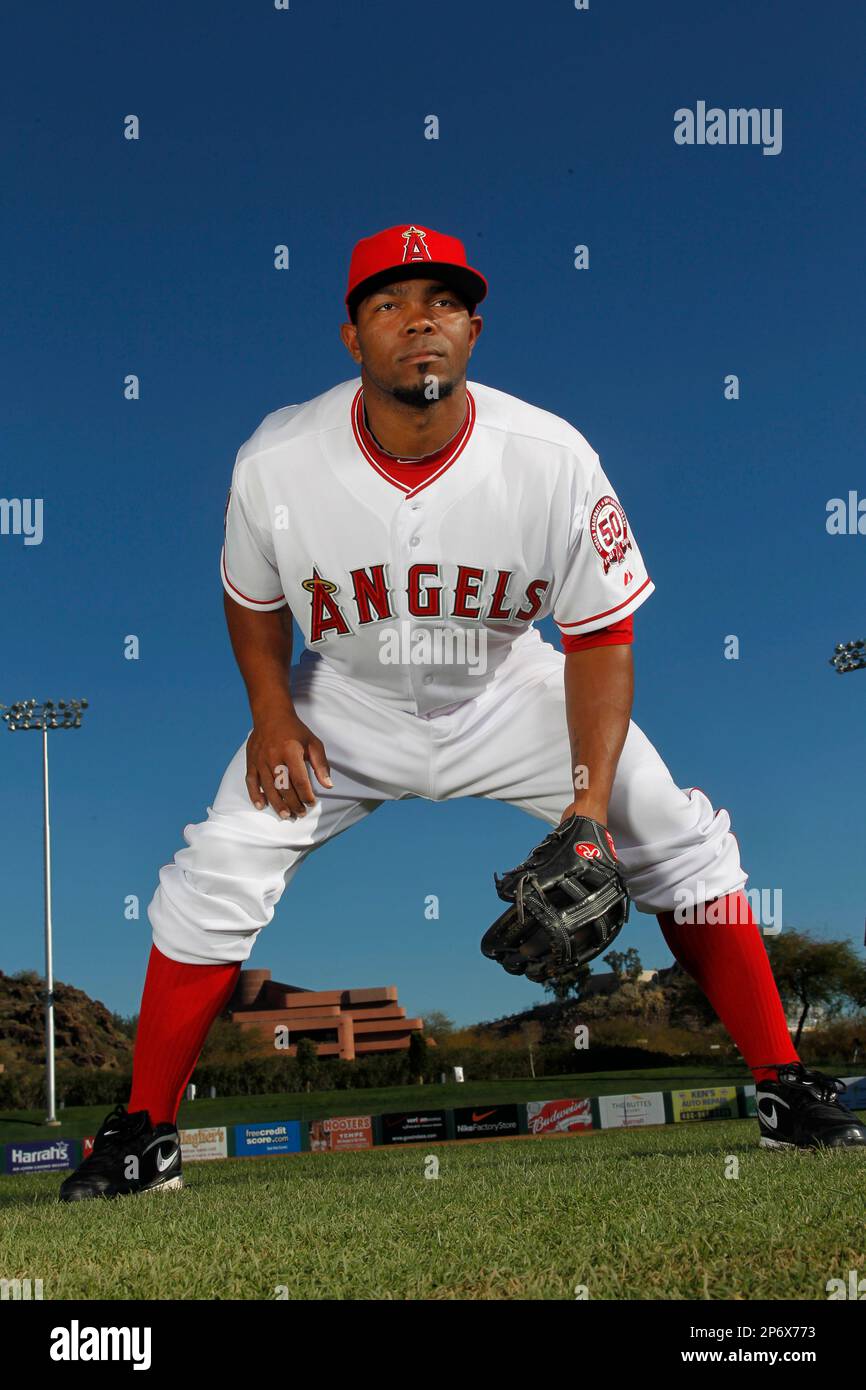 LA Angels Howie Kendrick poses for a portrat at the Angels complex in ...