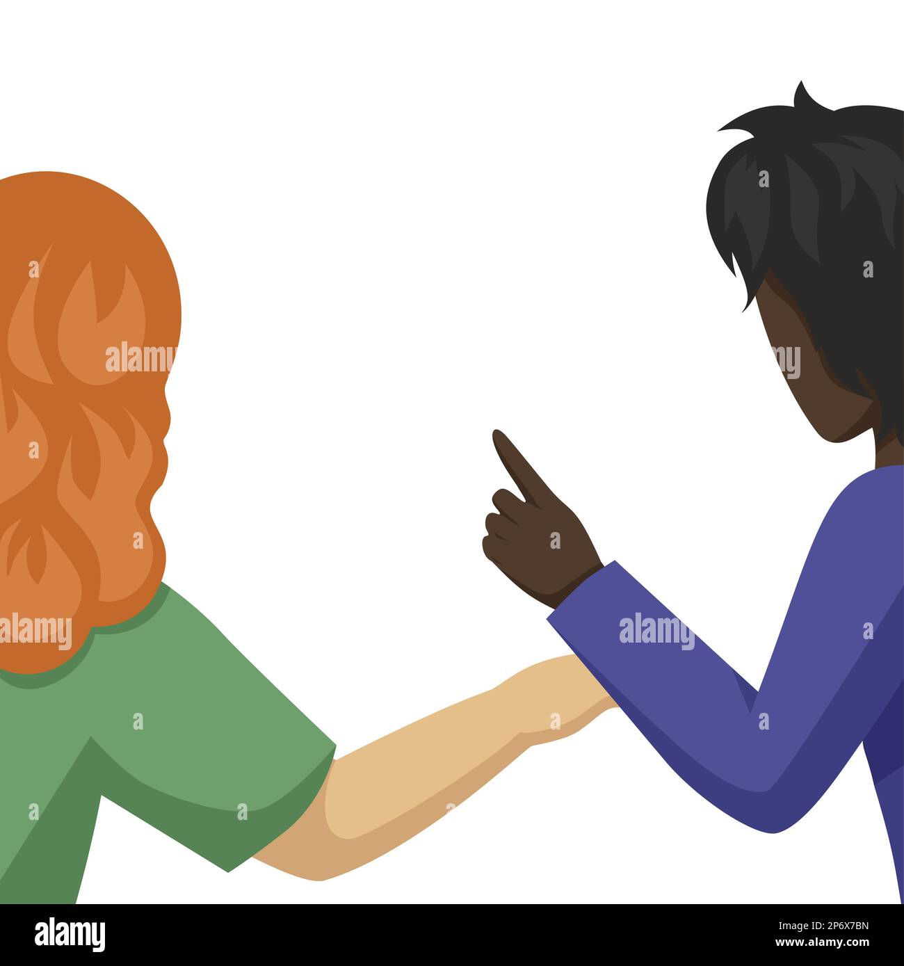 People talking about important things. Colleagues discussing agenda and ...