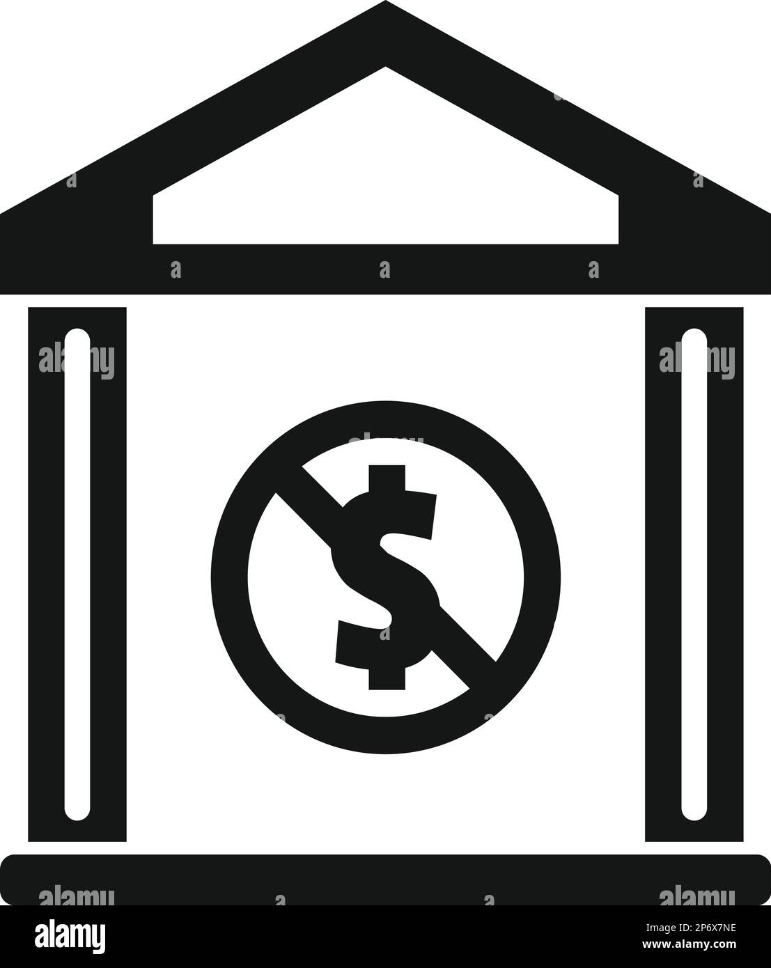 Bank payment cancel icon simple vector. Card error. Mobile pay Stock ...