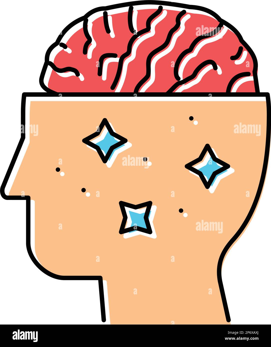 keep open mind color icon vector illustration Stock Vector Image & Art ...
