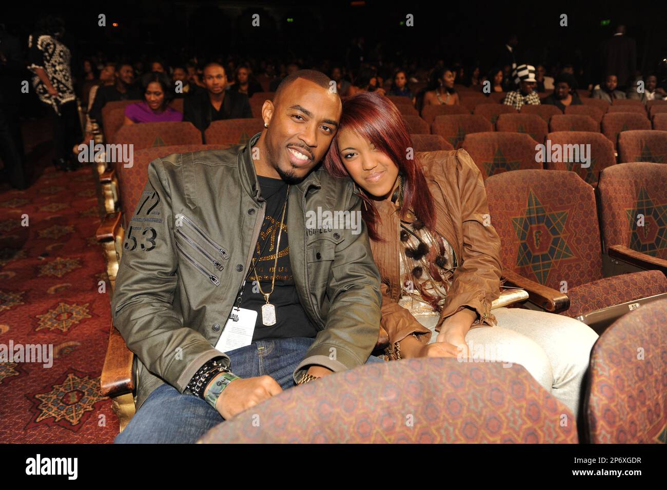 ATLANTA, GA - NOVEMBER 17: Montell Jordan and daughter Sydney in the ...