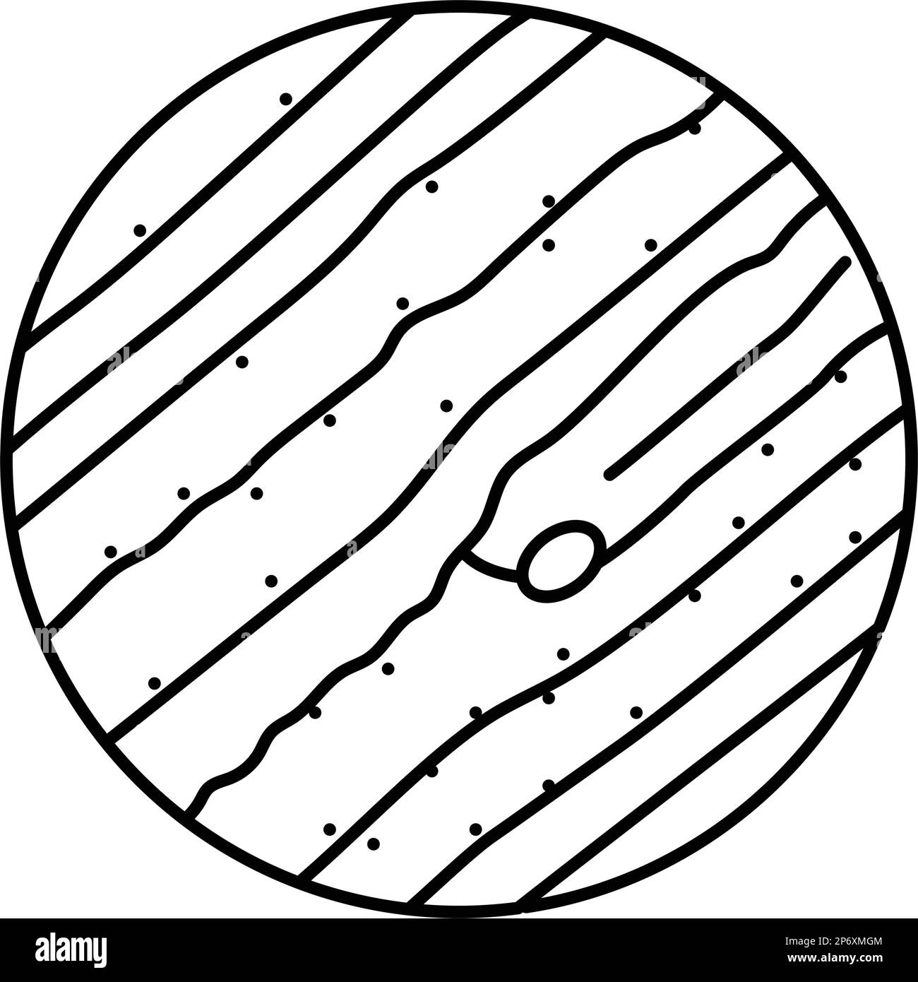 jupiter planet line icon vector illustration Stock Vector Image & Art ...