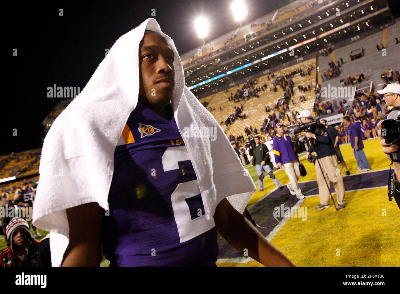 November 12, 2011: LSU Tigers wide receiver Rueben Randle #2 after the ...