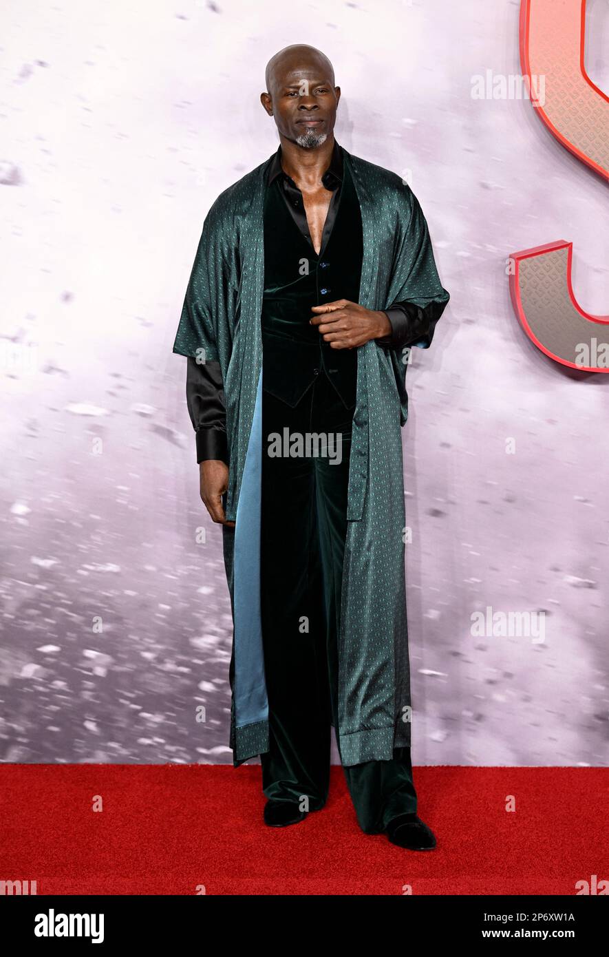 London, UK. 07th Mar, 2023. Djimon Hounsou at the Shazam! Fury of the ...
