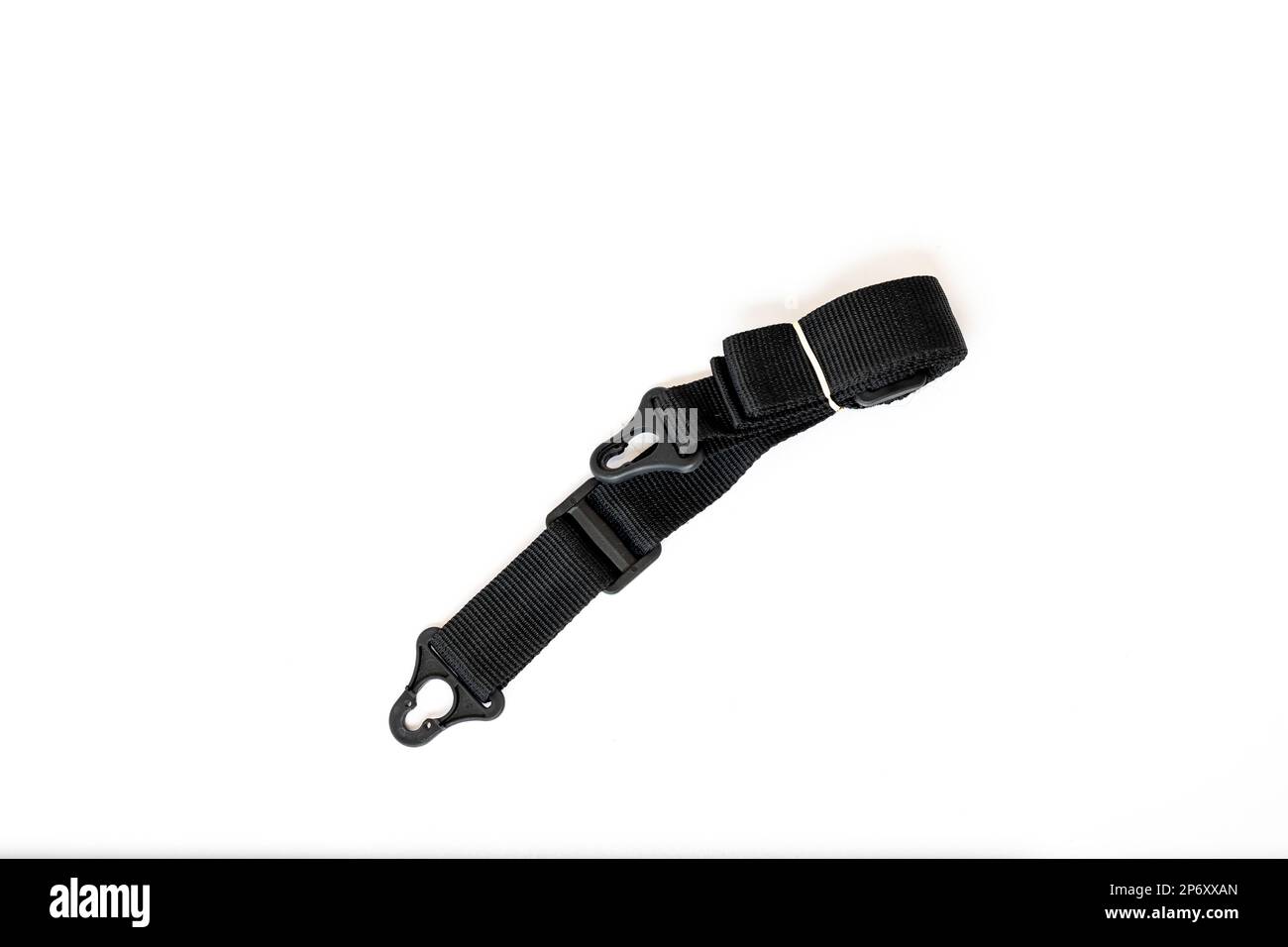 Shoulder strap nylon fastening belt on isolated white background Stock ...