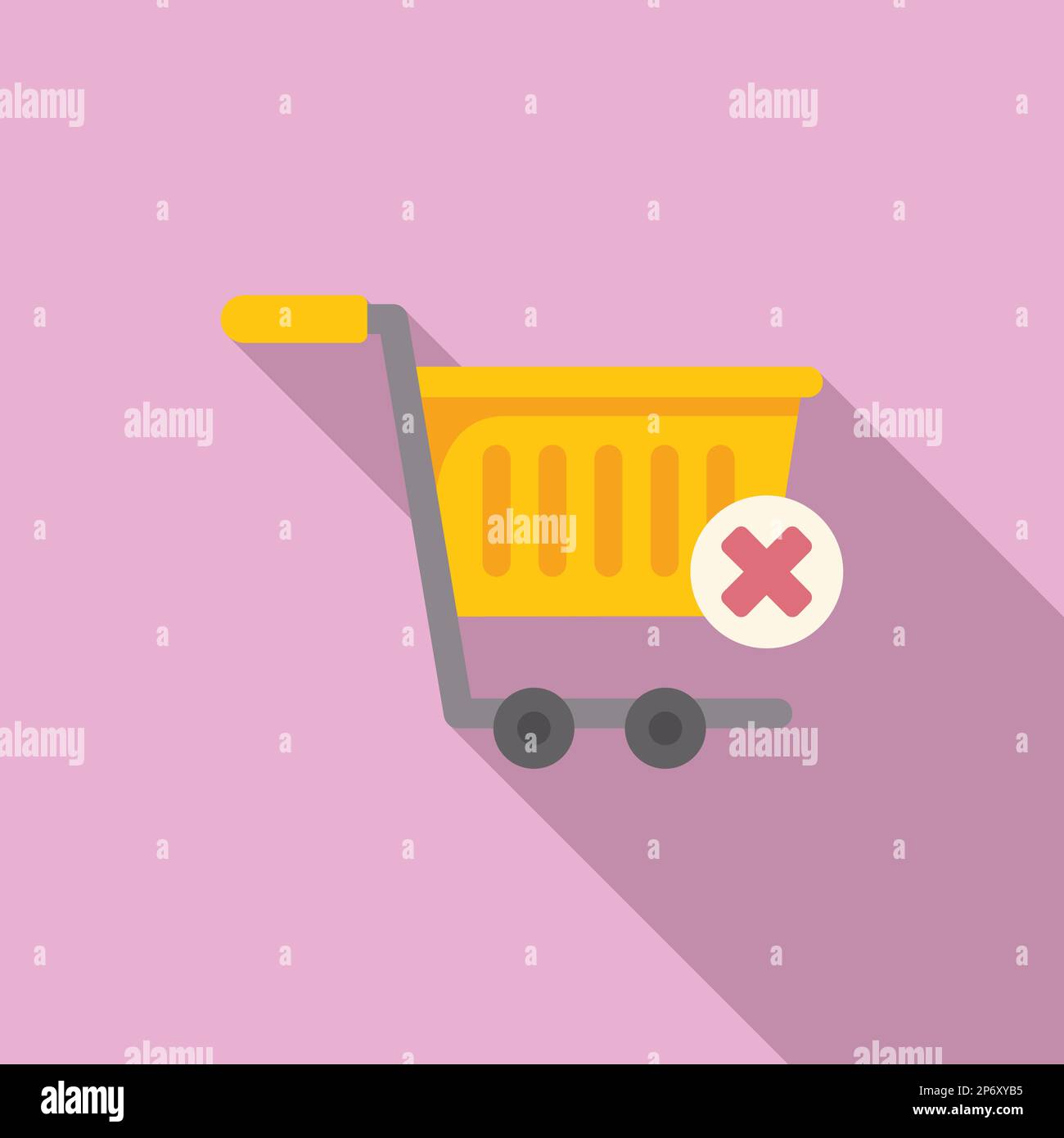 Shop cart return icon flat vector. Parcel product. Service cargo Stock ...