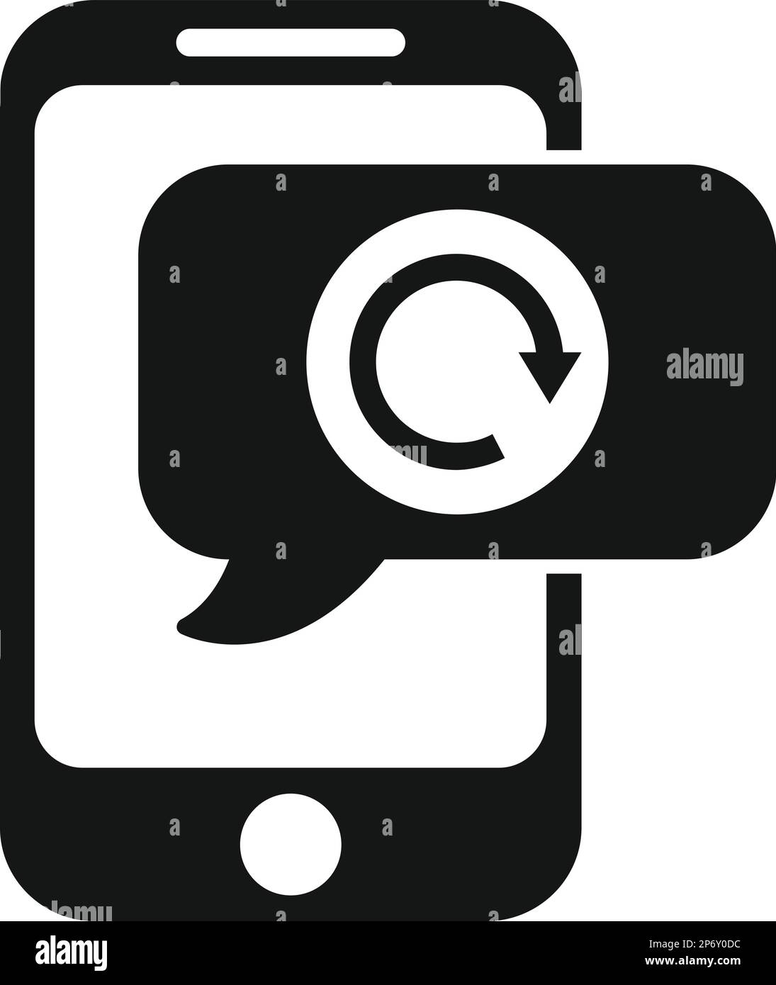 Online goods return icon simple vector. Box exchange. Cargo arrow Stock ...