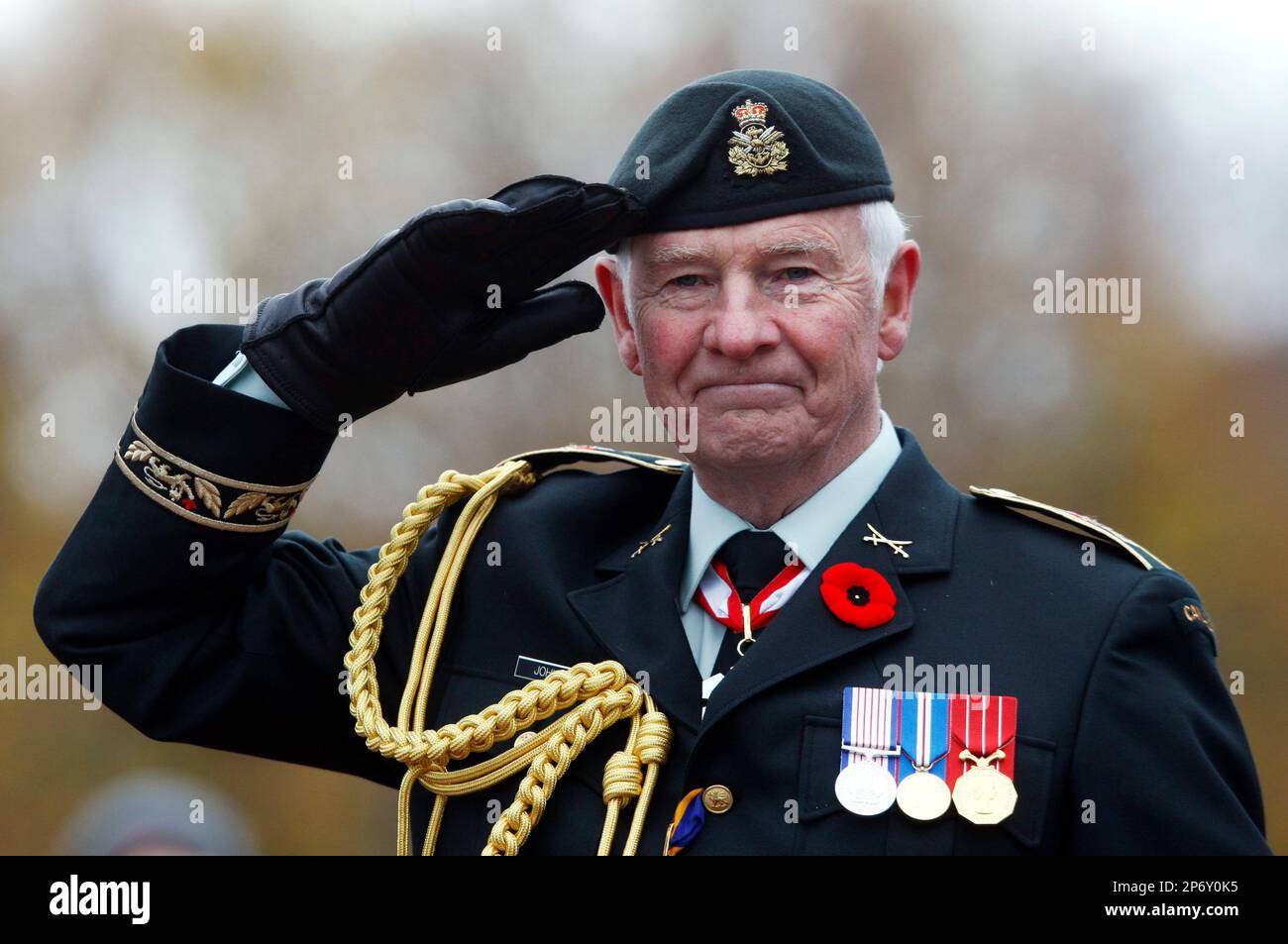 Governor General David Johnston participates in Remembrance Day ...