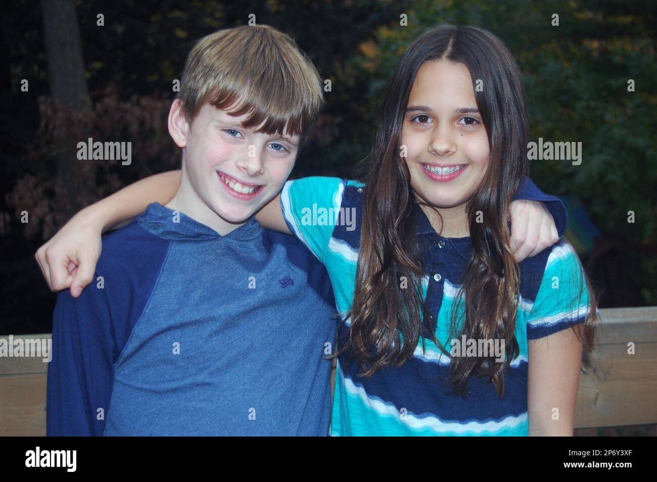 In this Nov. 2, 2011 photo, brother and sister Tyler and Kyra Schuman ...