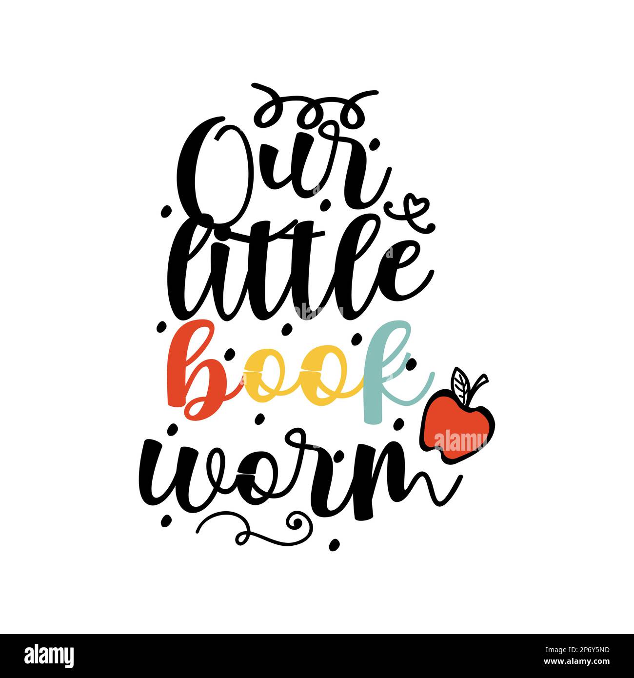 Doodle hand drawn school inspirational quotes Vector illustration Stock ...