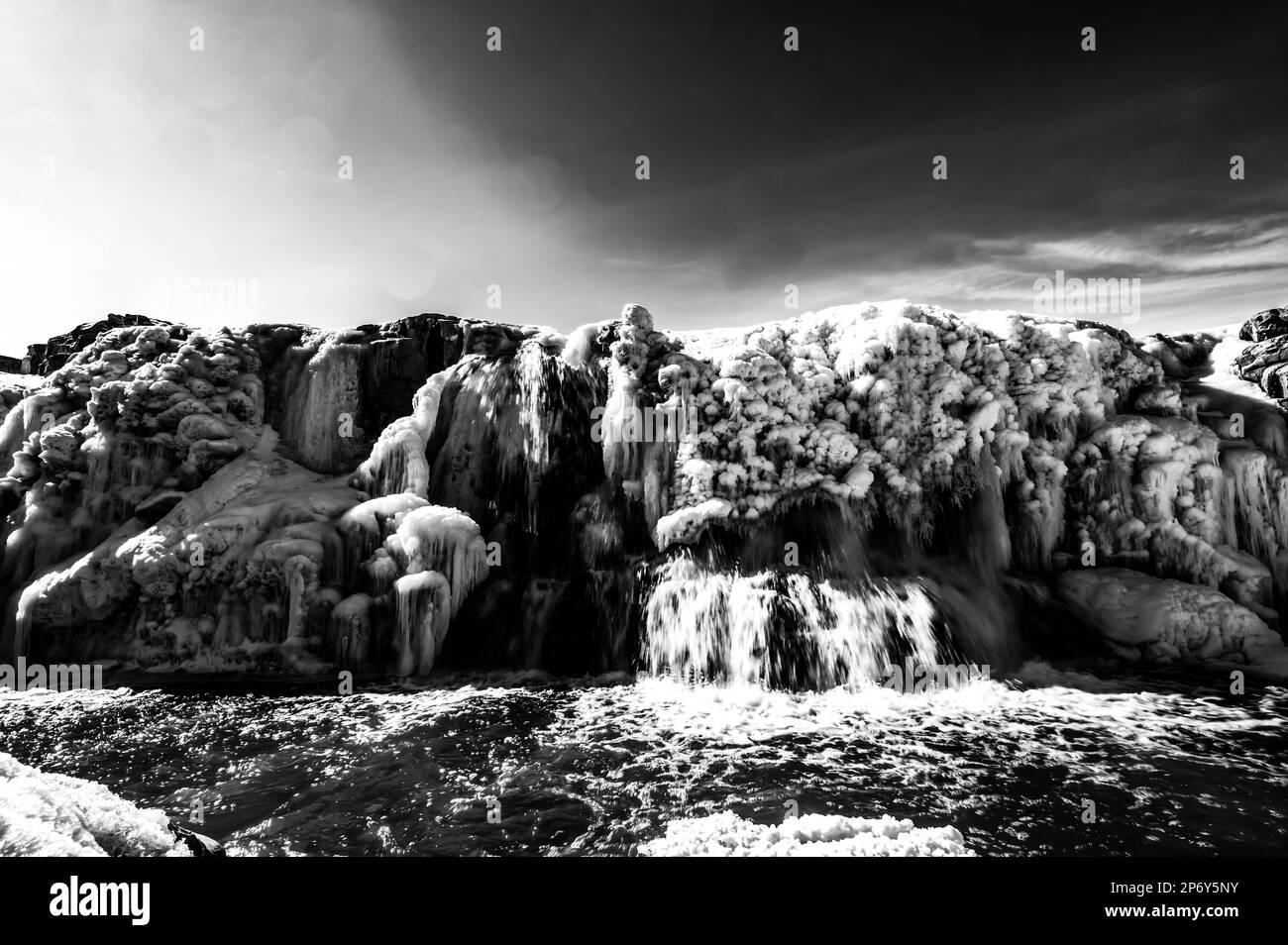 Snowmelt flow Black and White Stock Photos & Images - Alamy