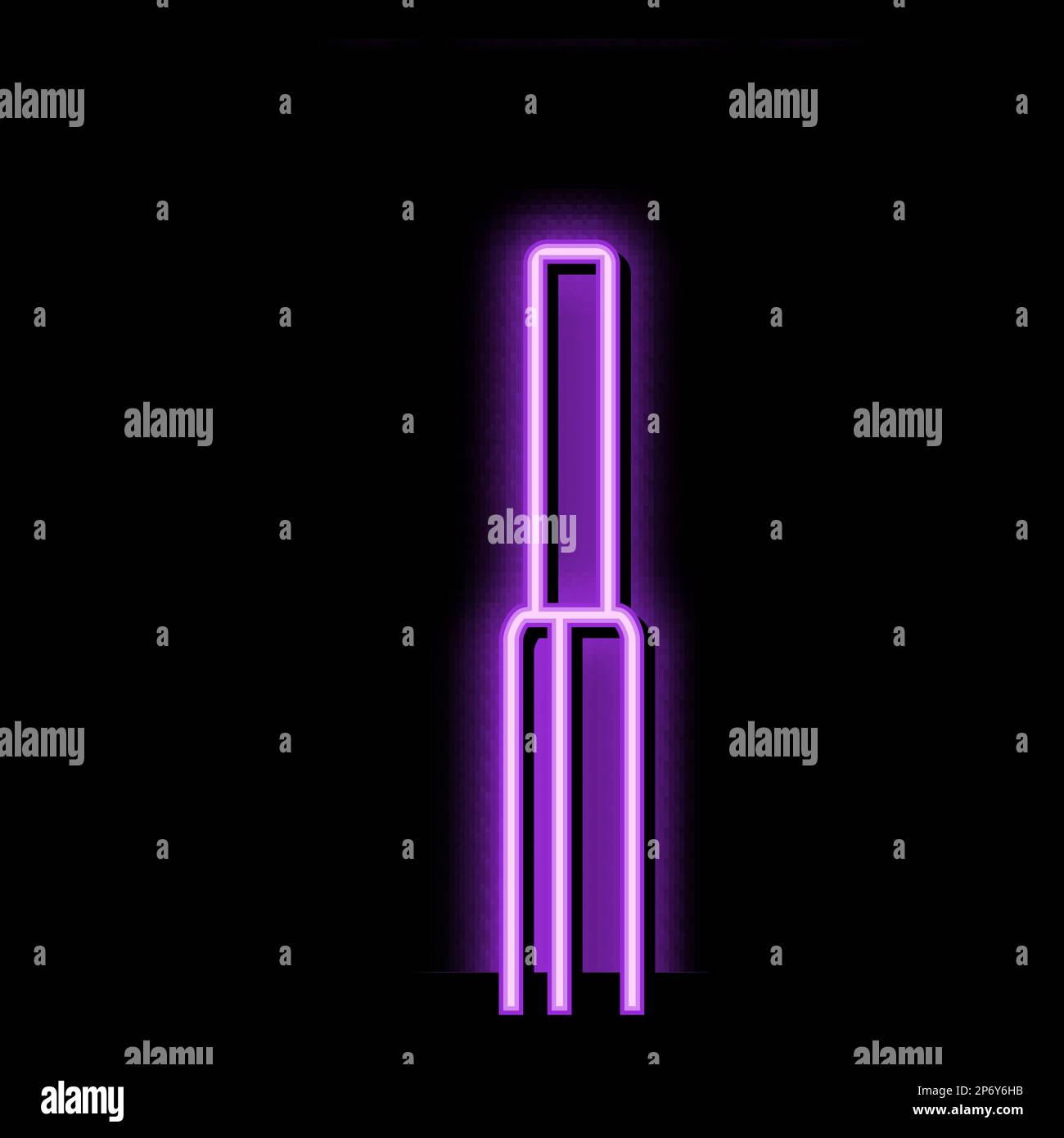 single strand wire neon glow icon illustration Stock Vector Image & Art ...