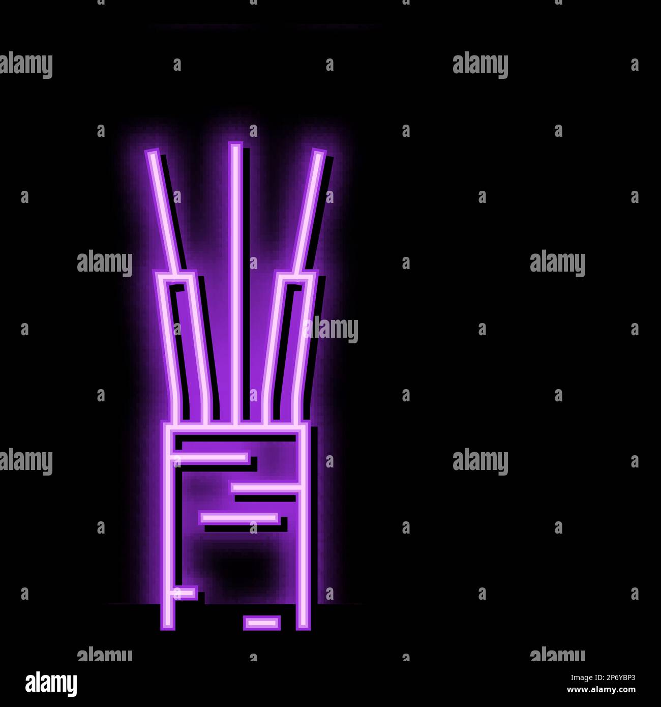 non metallic sheathed wire cable neon glow icon illustration Stock ...