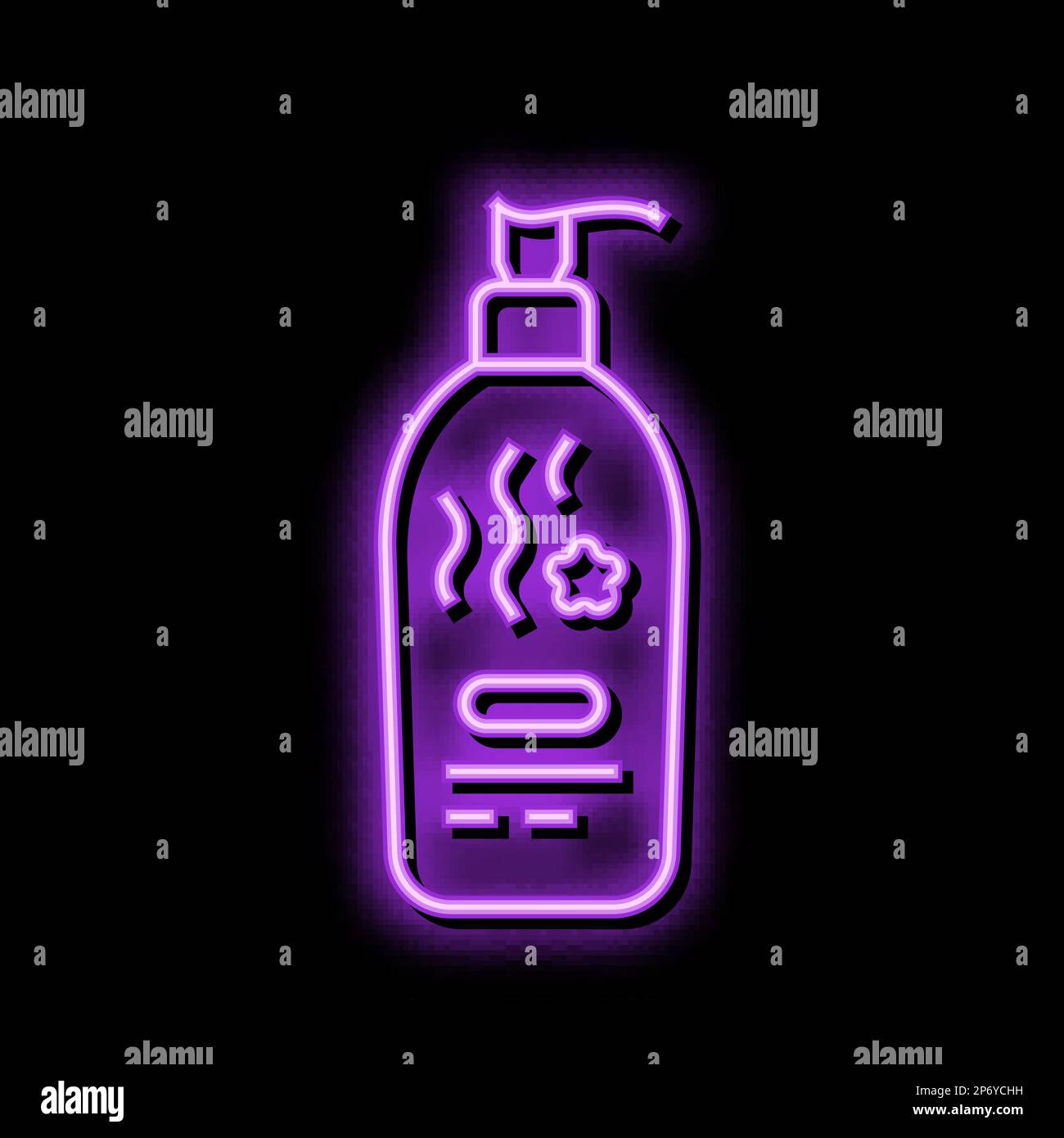 spa cream cosmetic neon glow icon illustration Stock Vector Image & Art ...