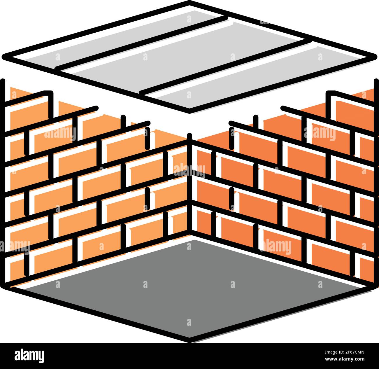 ceiling building house color icon vector illustration Stock Vector ...