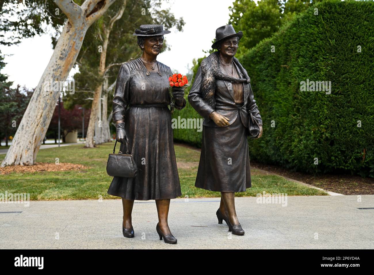 The statues of Australia's first women federal parliamentarians Dame ...