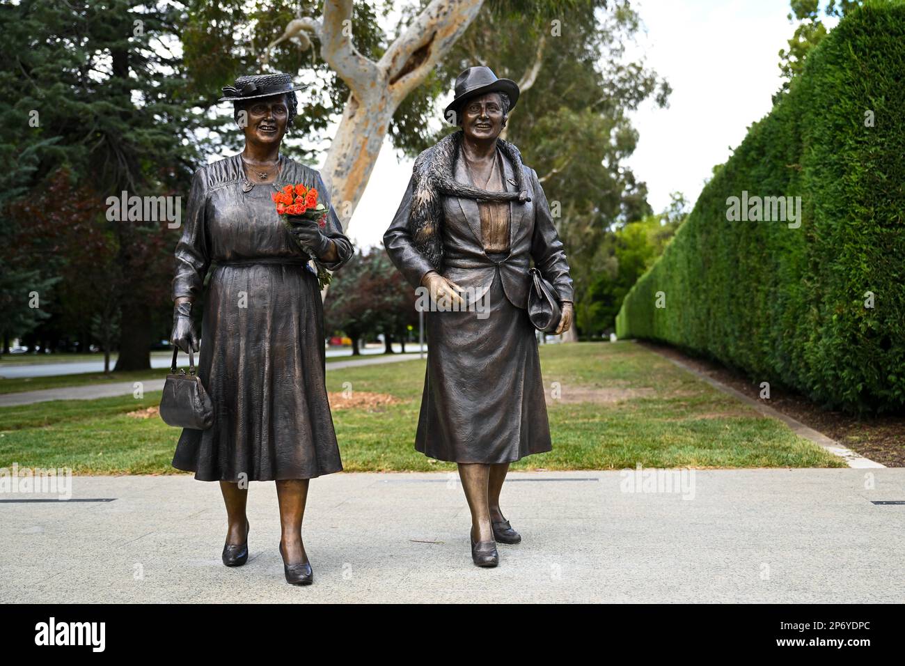 The statues of Australia's first women federal parliamentarians Dame ...