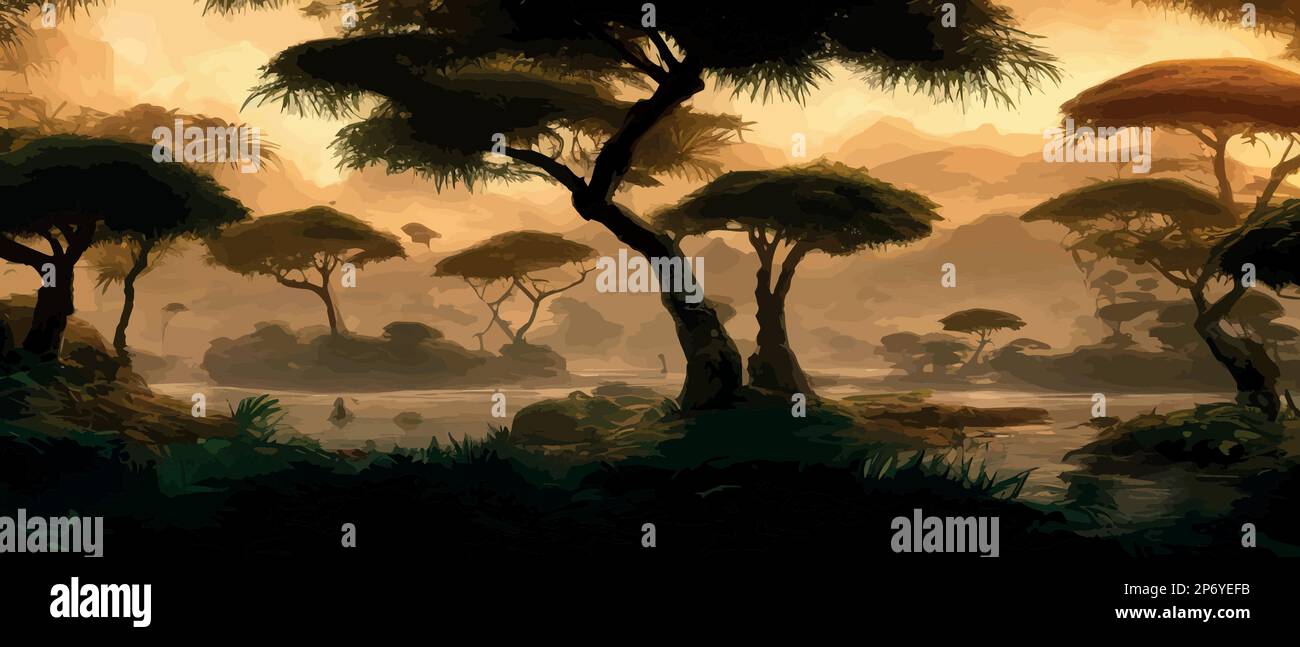 Monstera root Stock Vector Images - Alamy